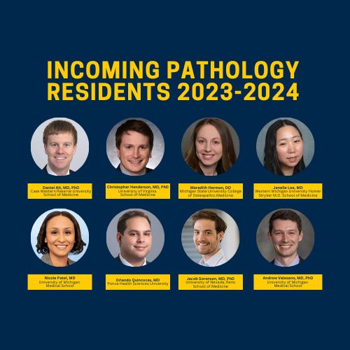 Department of Pathology - Match Day! Our New Class of Residents for 2023